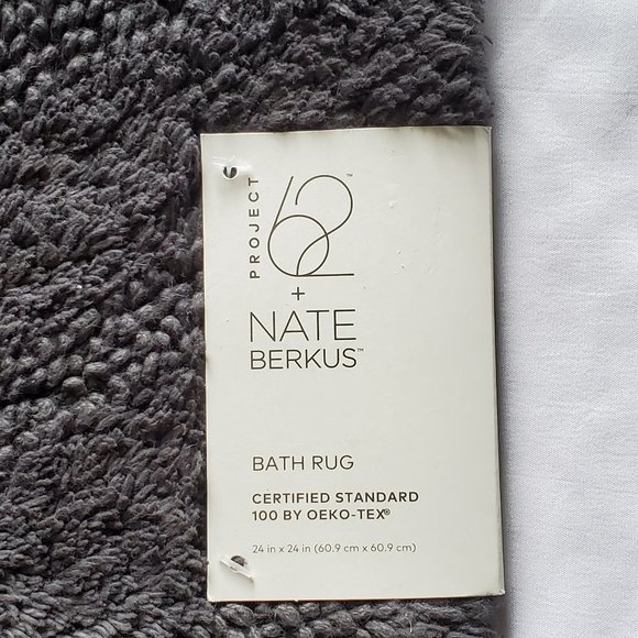 Project 62 | Bath | New 24 In X24 In Grey Textured Bath Rugs | Poshmark